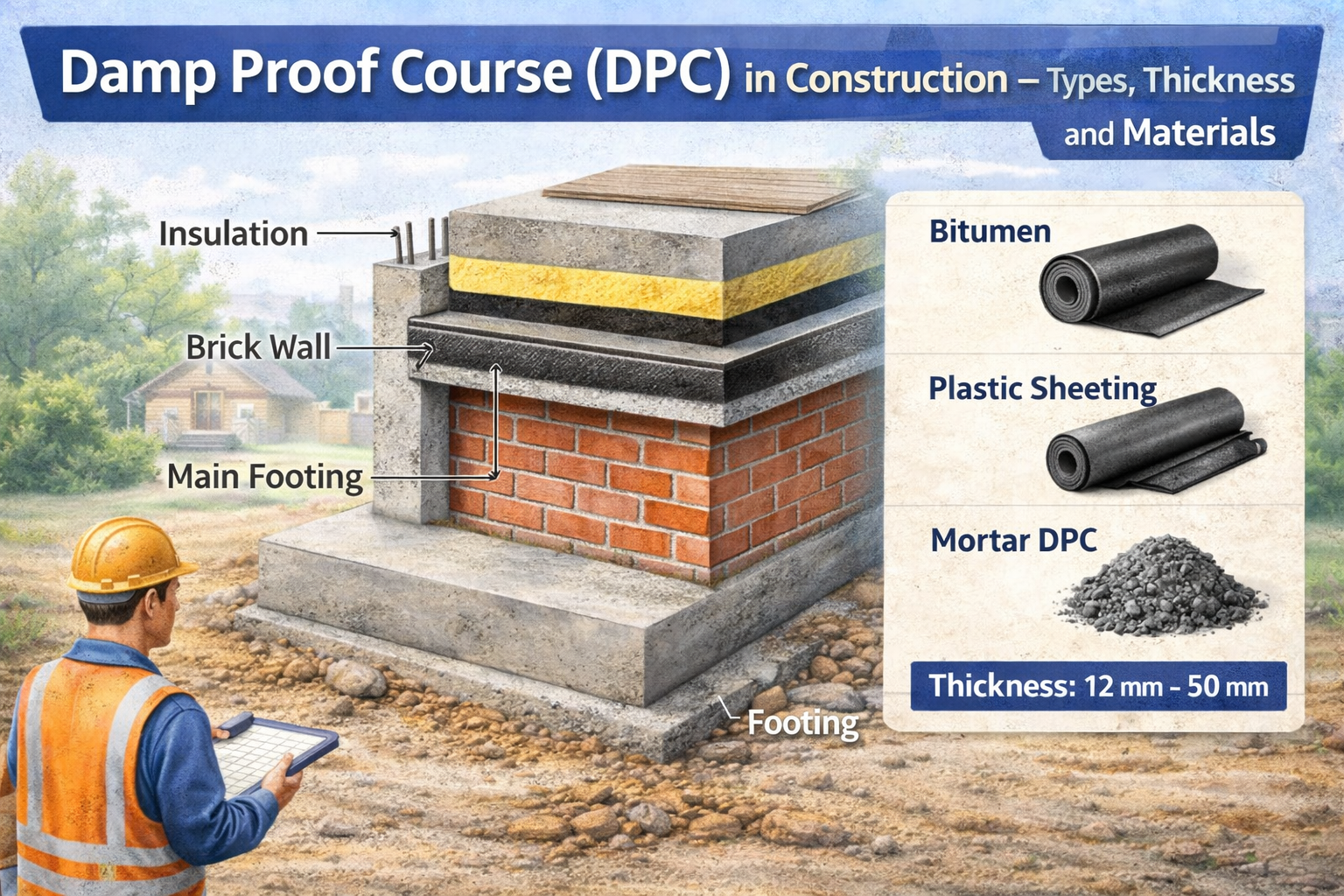 Damp Proof Course (DPC) in Construction – 7 Essential Types, Thickness ...