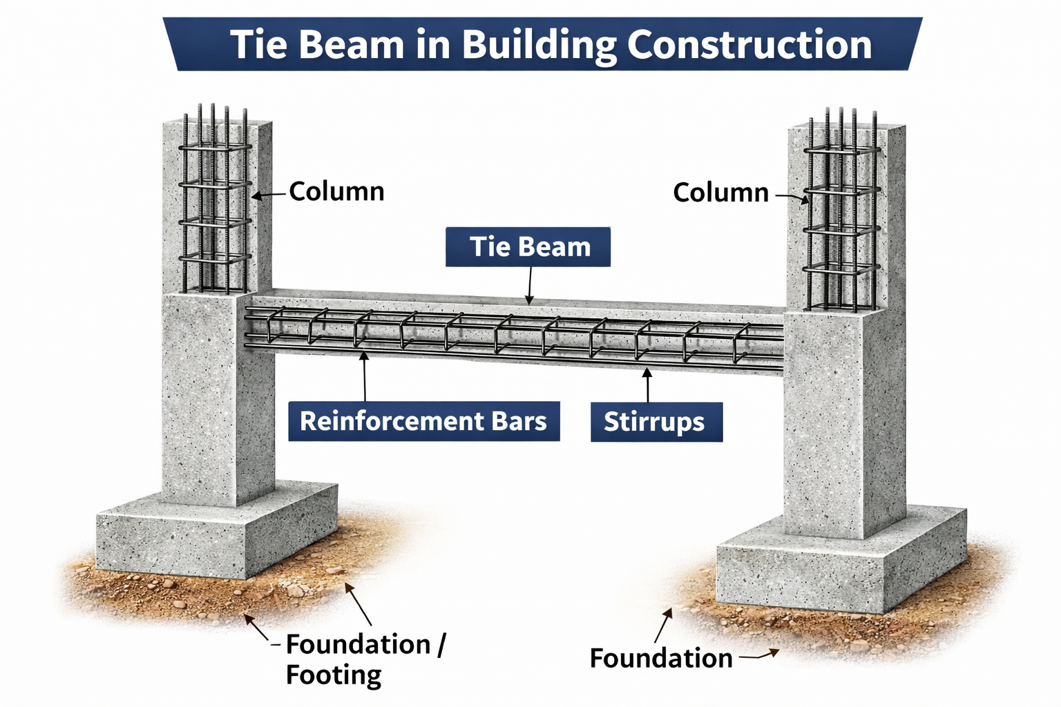 Tie Beam in Construction: 7 Powerful Things Every Civil Engineer Must Know