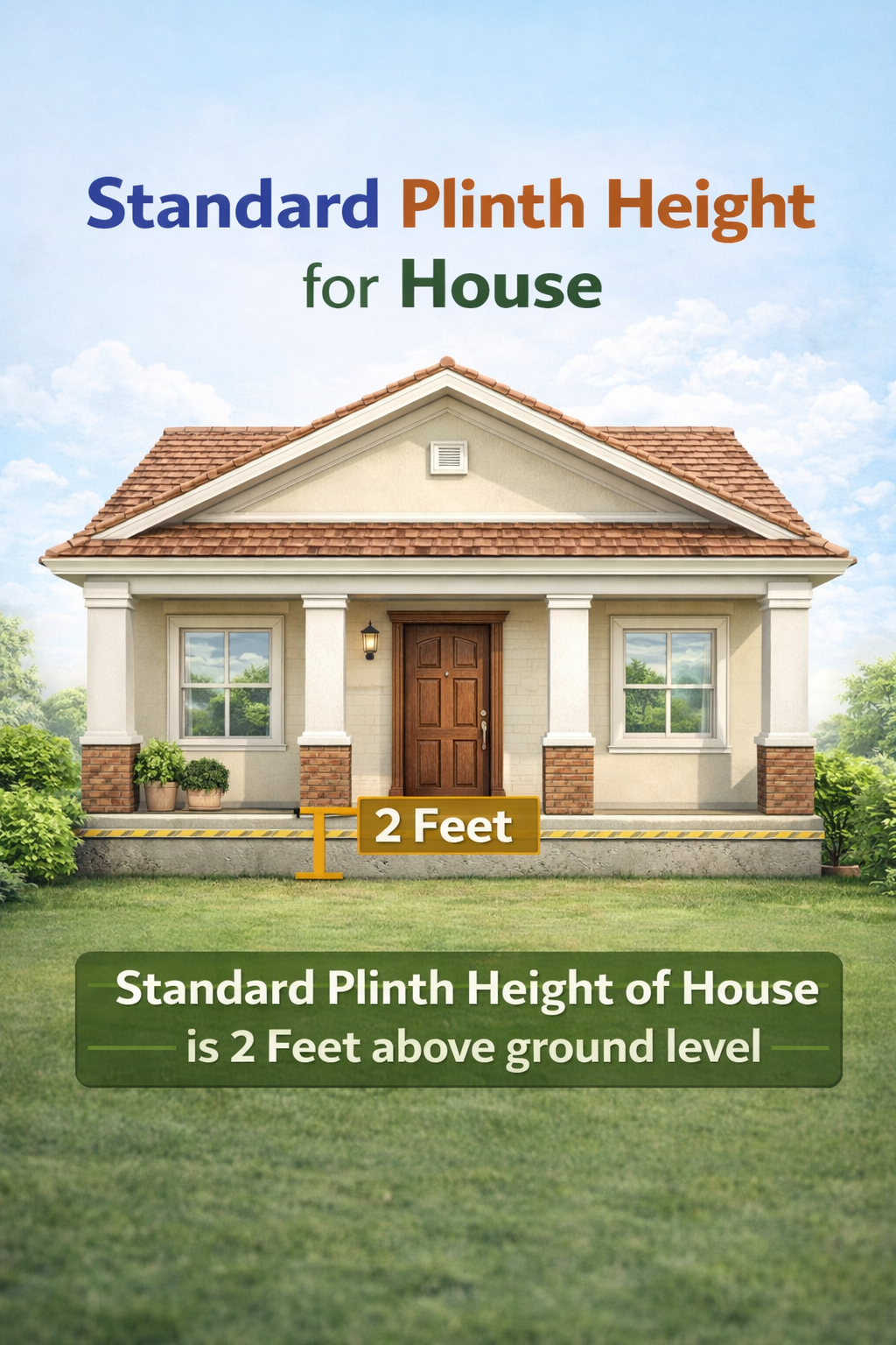 Standard Plinth Height for House in India – Minimum Plinth Level ...