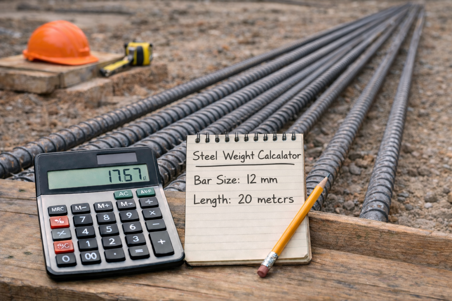 Steel Weight Calculator – TMT Bar Weight & Cost | CivilGuide - Complete ...